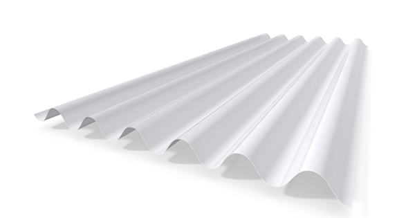 Telha Translúcida Polipropileno Ondulada 2,44 x 1,10m - Perfil 177